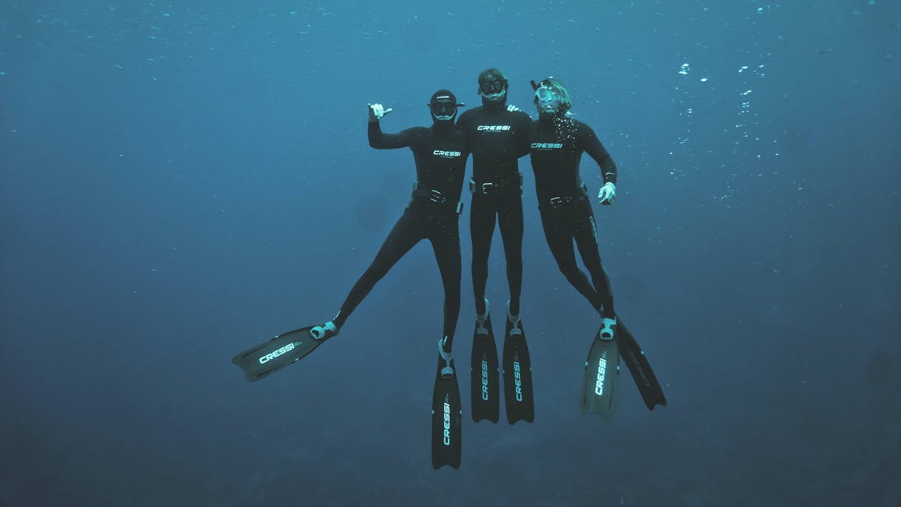 Curso de apnea. Bajamos a más de 24 metros. (Free diving Lanzarote ...