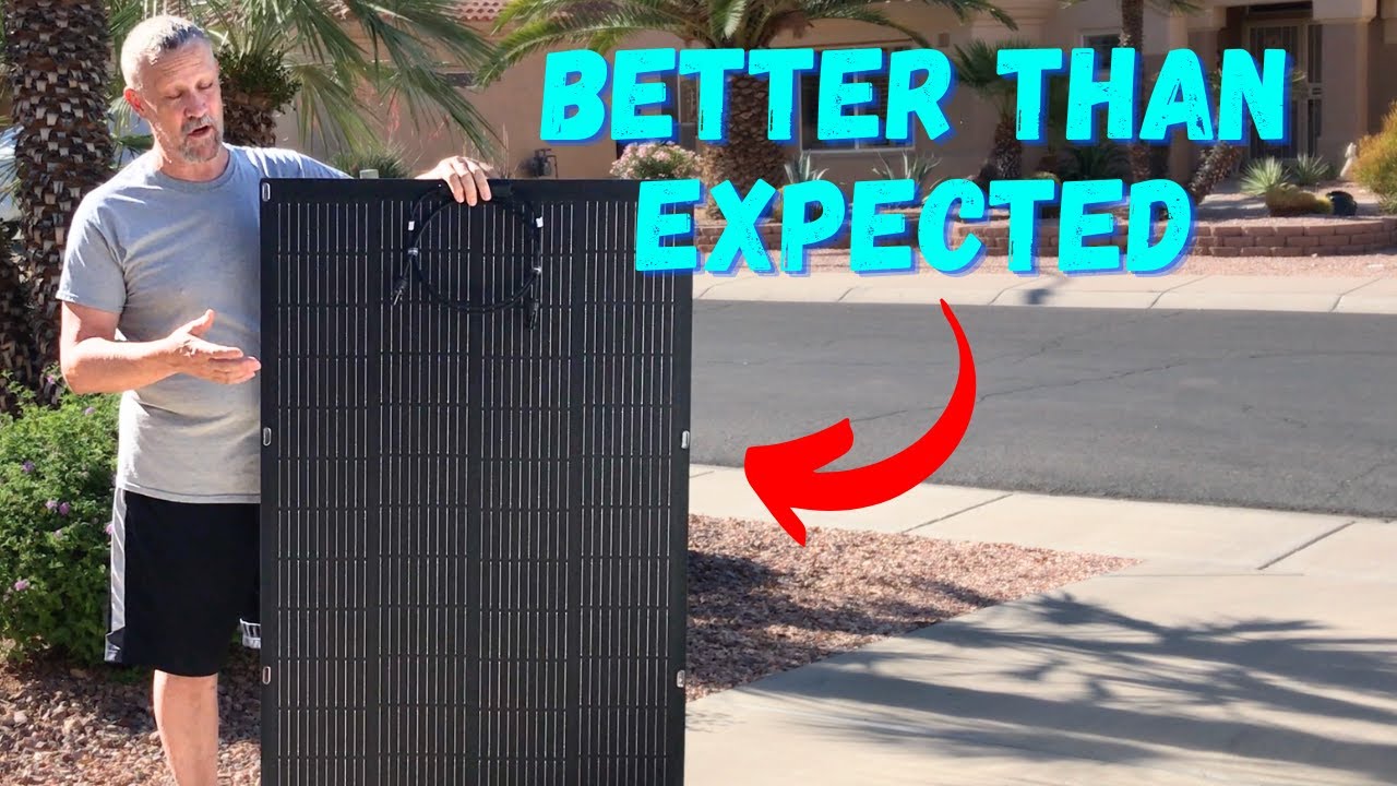 Testing and Reviewing the ALLPOWERS SF200 Flexible Solar Panel 200W ...