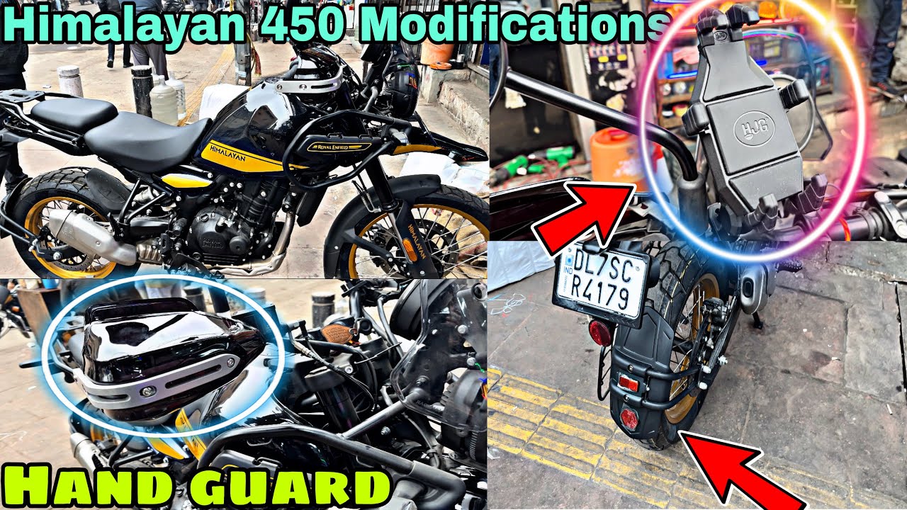 RE Himalayan 450 Modification | Mobile holder | Himalayan Modified ️‍🔥 ...