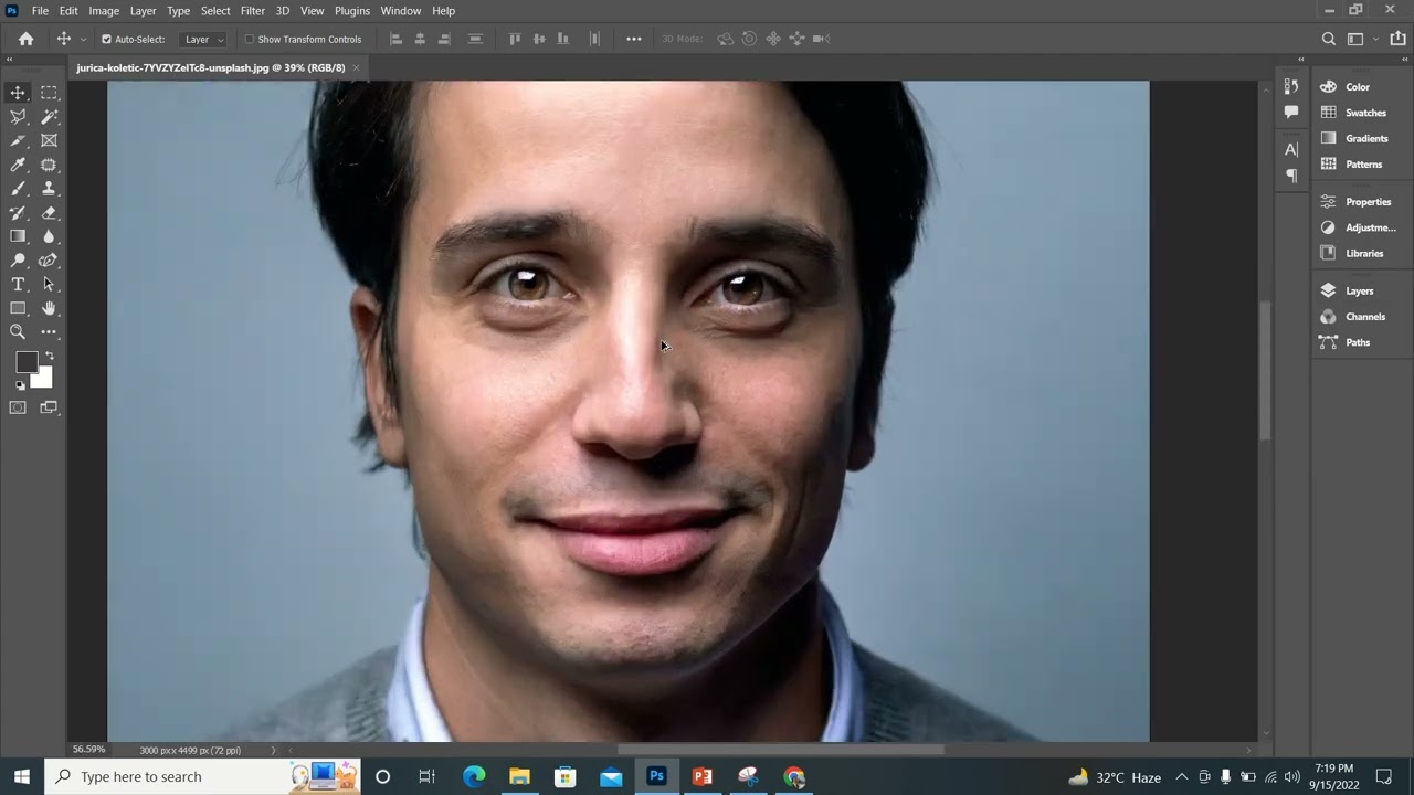 Photoshop banner and random picture editing. - YouTube