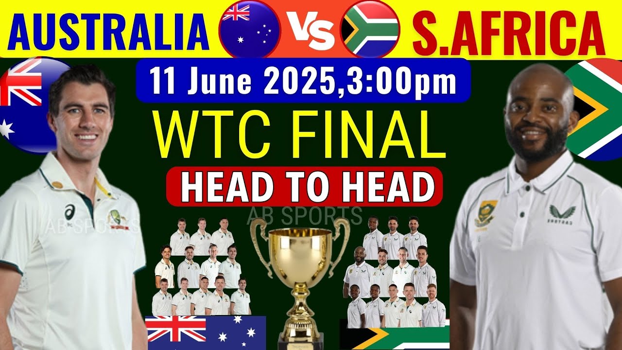 WTC 2025 Final:Australia vs South Africa Final Squad |Australia squad ...