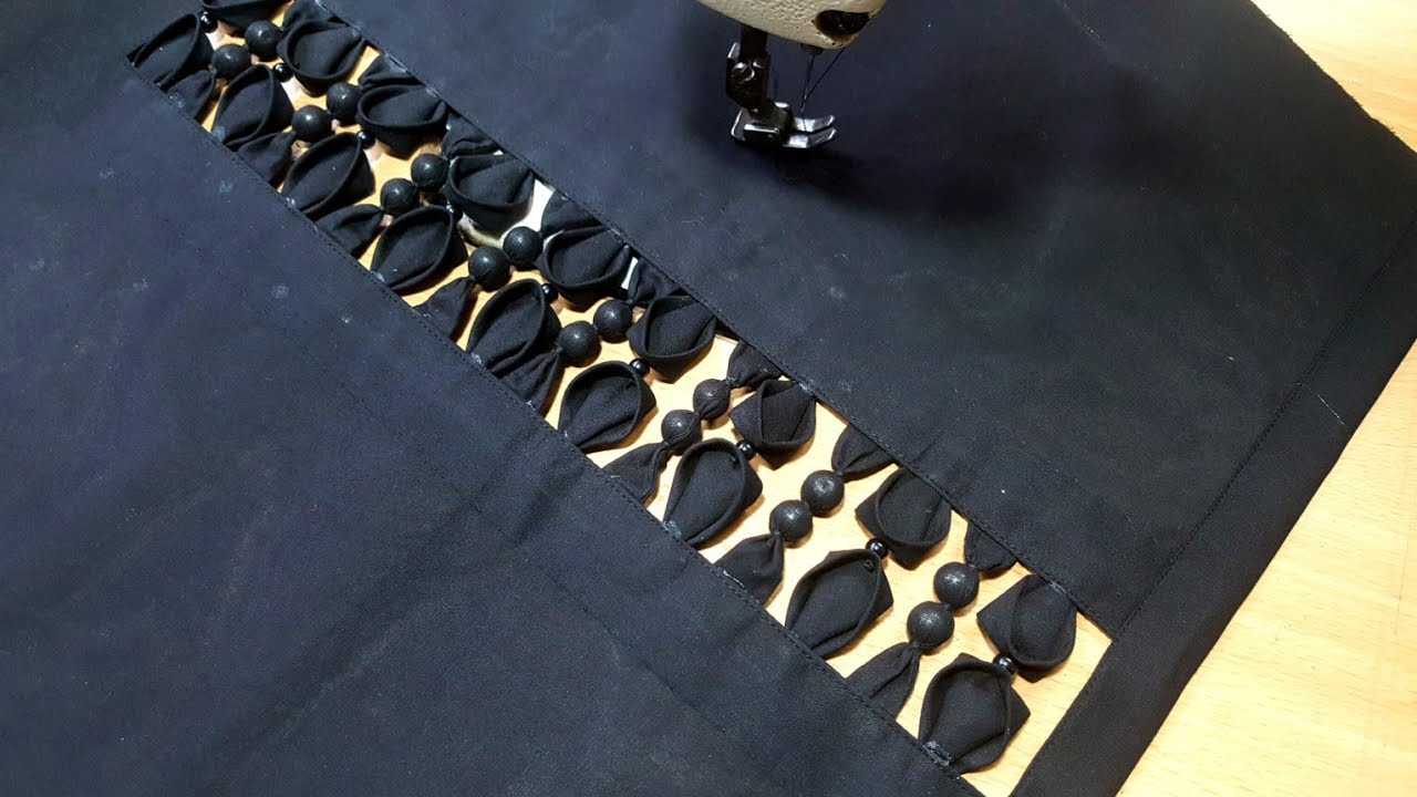Stylish Black Trouser Design for Ladies 2023 | Trouser bottom Design ...