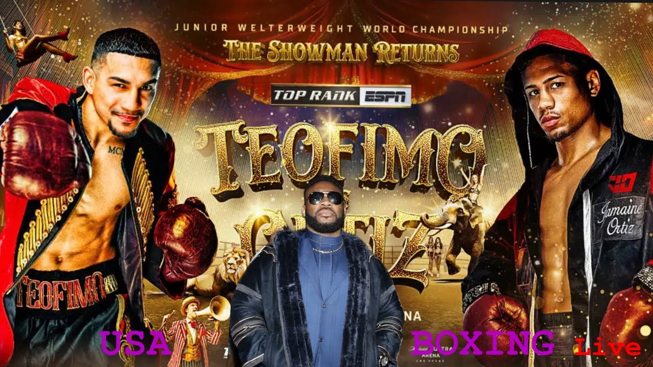 BOXING TEOFIMO LOPEZ & KEYSHAWN DAVIS SAME CARD ? WHILE JERRELL MILLER ...
