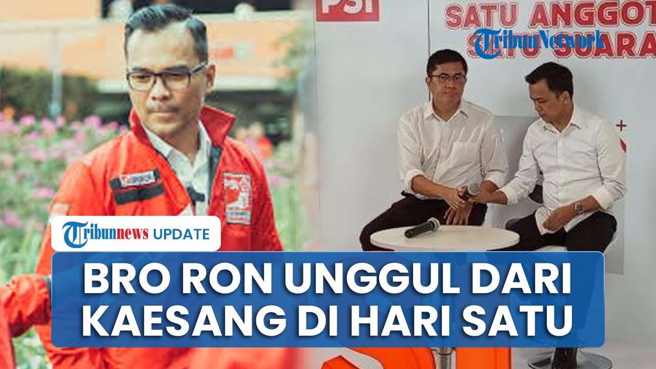 Bro Ron Unggul Sementara di Hari Pertama Pemilu Raya Caketum PSI ...