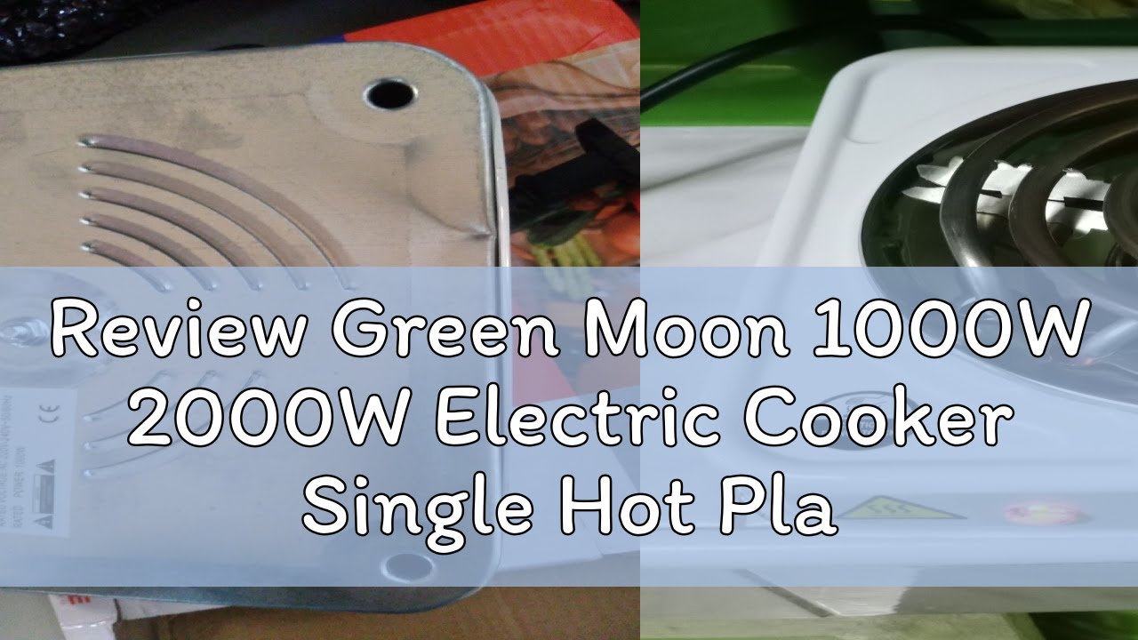 Review Green Moon 1000W 2000W Electric Cooker Single Hot Plate - YouTube