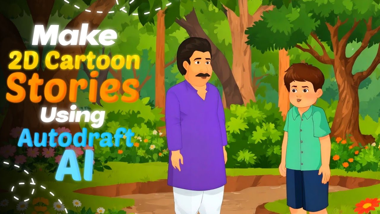 Make 2D Cartoon Stories using Autodraft AI | Best AI Tool For 2D ...