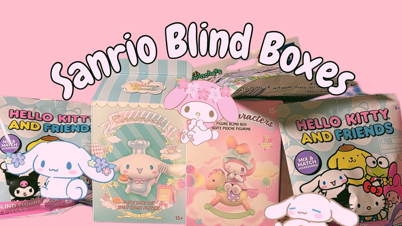 Sanrio x Miniso Blind Box Haul Unboxing! Miniso x Sanrio Blind Boxes ...