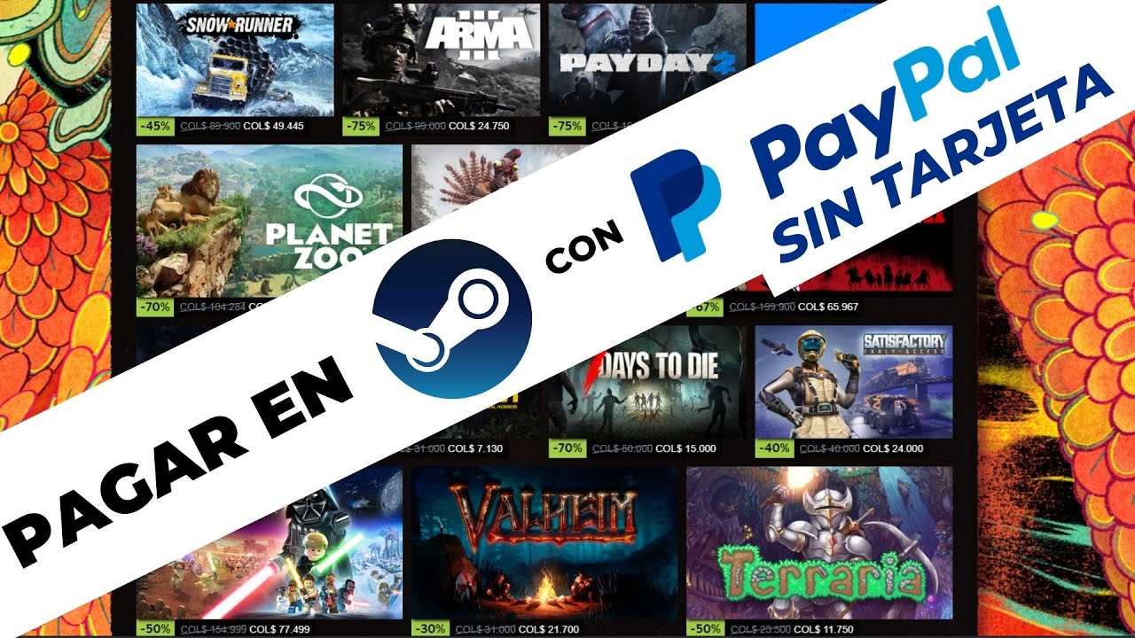 Cómo pagar con PayPal en Steam sin Tarjeta de crédito o débito - YouTube