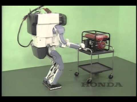 Honda Robot Research P2 Humanoid - YouTube