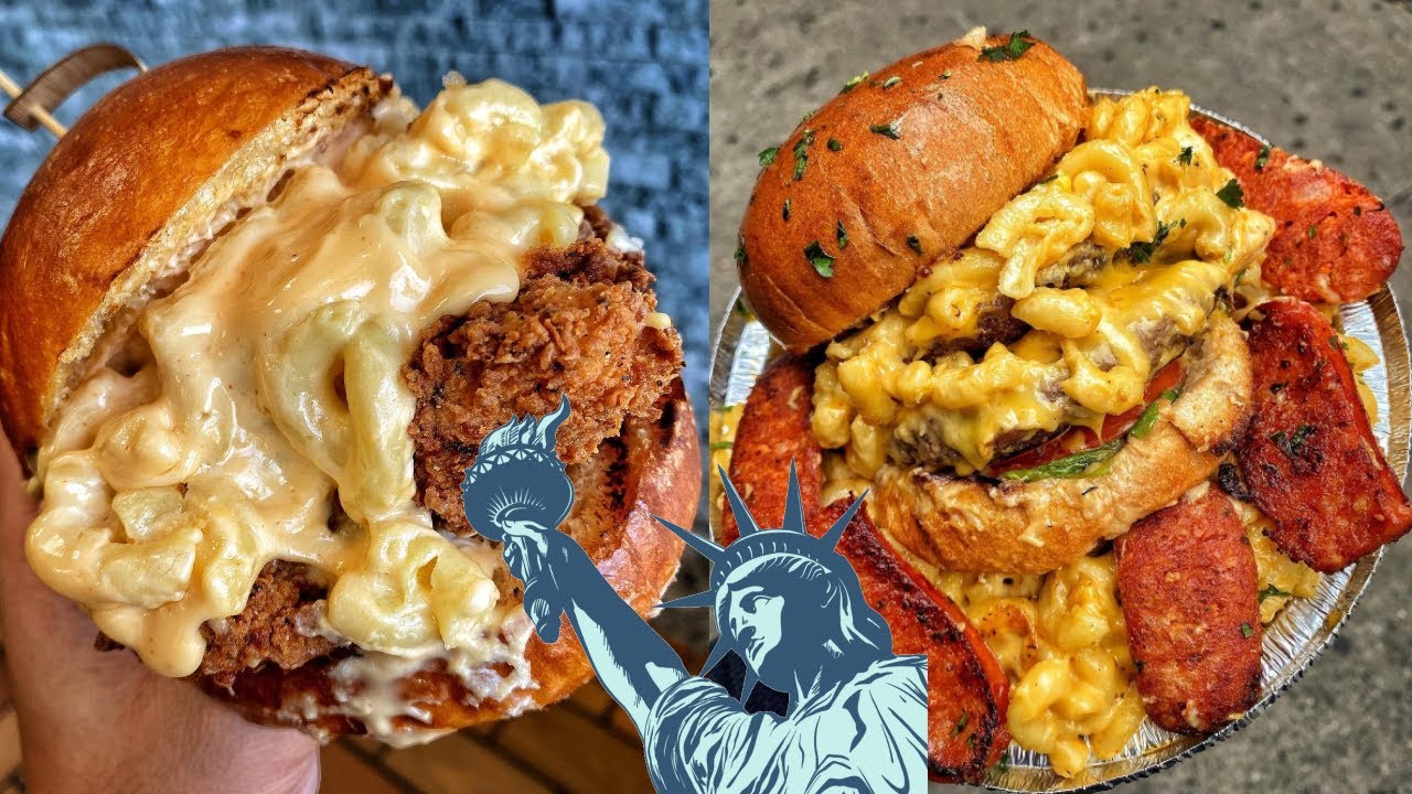 SATISFYING FOOD COMPILATION WITH LOCATION | NEW YORK EDITION TASTY FOOD ...