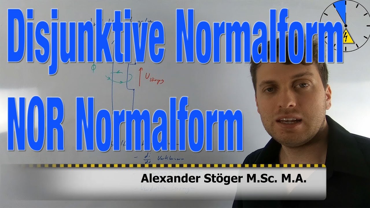 DNF in NOR NF umwandeln / Disjunktive Normalform in die NOR Normalform ...