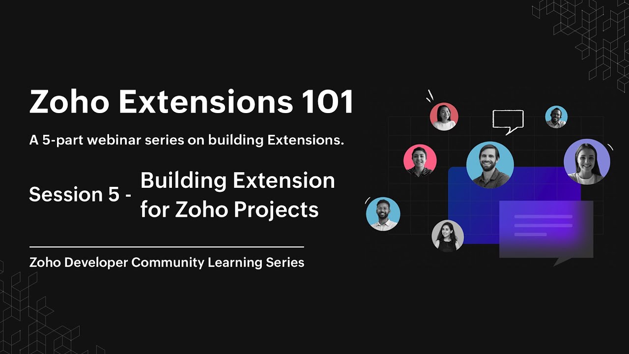 Zoho Extensions 101 | Part - 5: Building Extensions for Zoho Projects ...