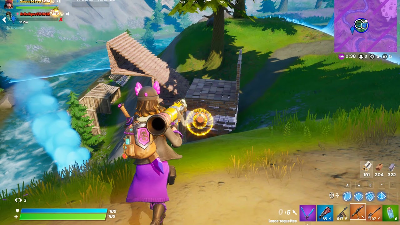 Fortnite-Bazooka+Thompson=Top 1-partie 2 - YouTube