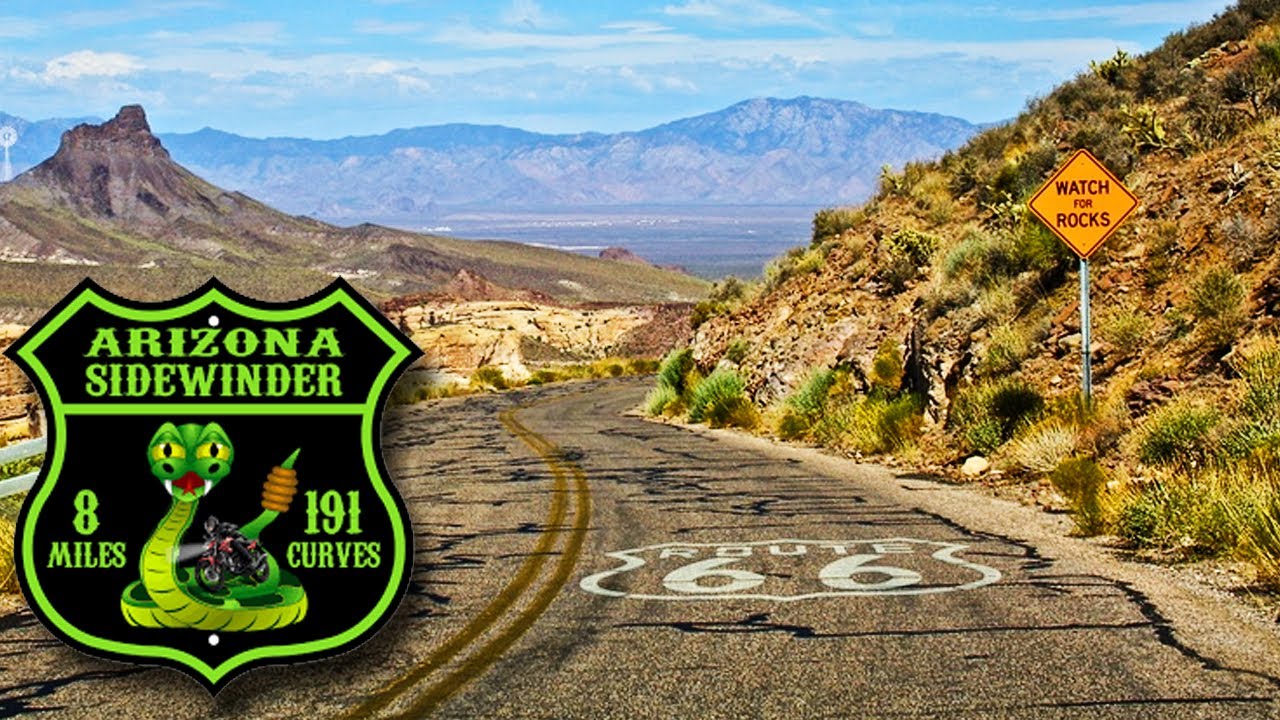 Old Route 66 - Arizona Sidewinder. Cool Springs to Oatman AZ - YouTube