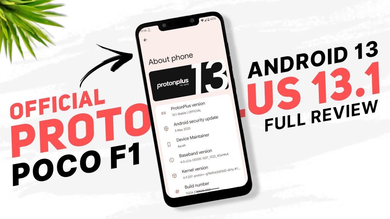 POCO F1 - ProtonPlus 13.1 Stable - Official - Android 13 - Bugs And Features - Full Detailed ...