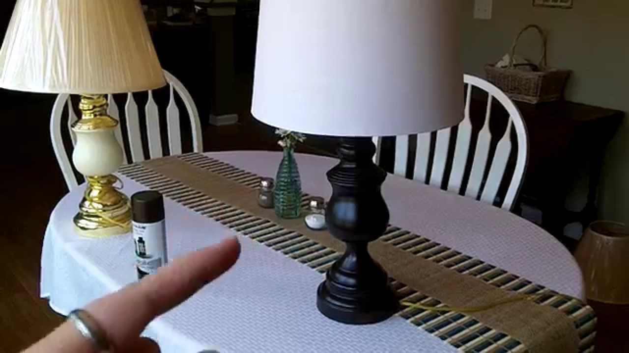 Lamp Project - Old'n Crappy to New and Awesome! - YouTube