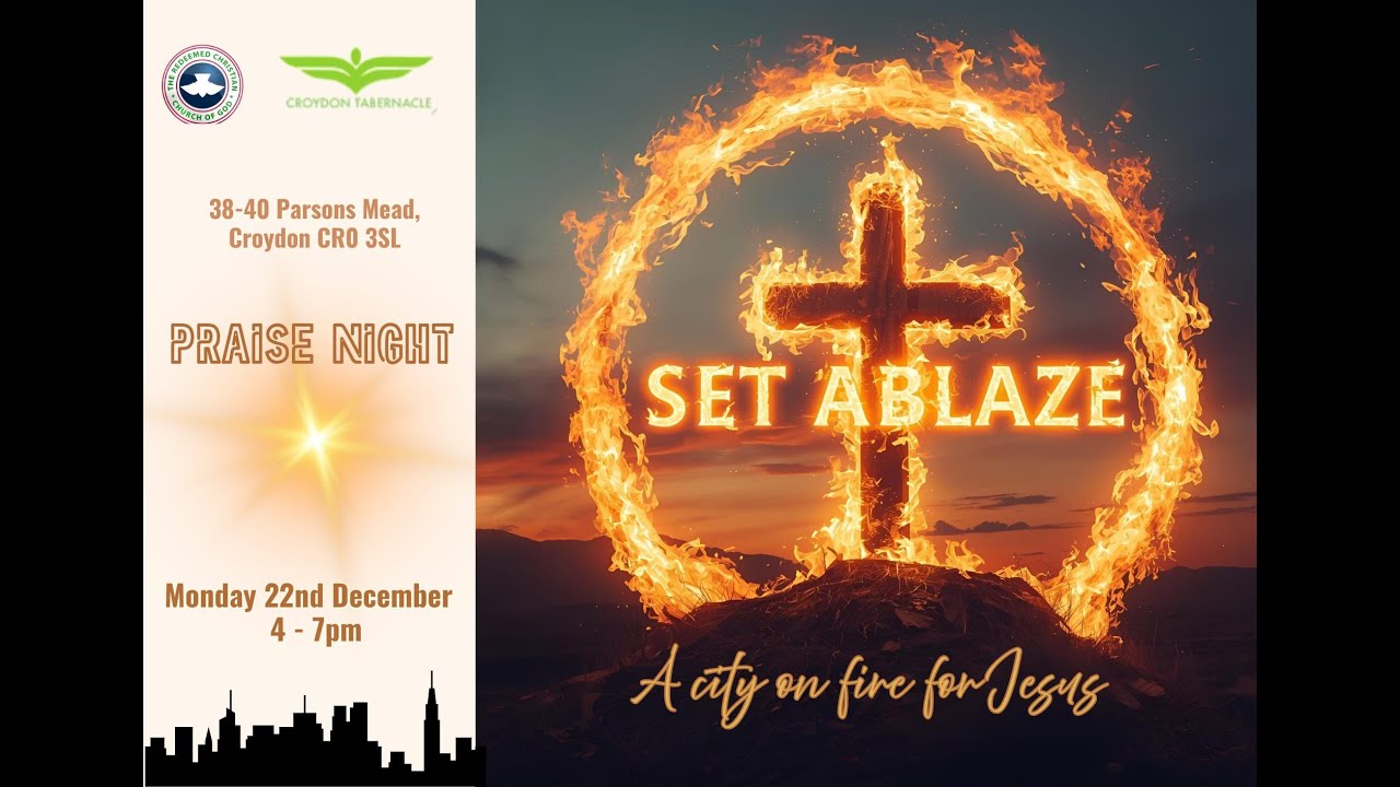 SET ABLAZE | YOUTH CHURCH | MONDAY 22 DECEMBER 2025 - YouTube