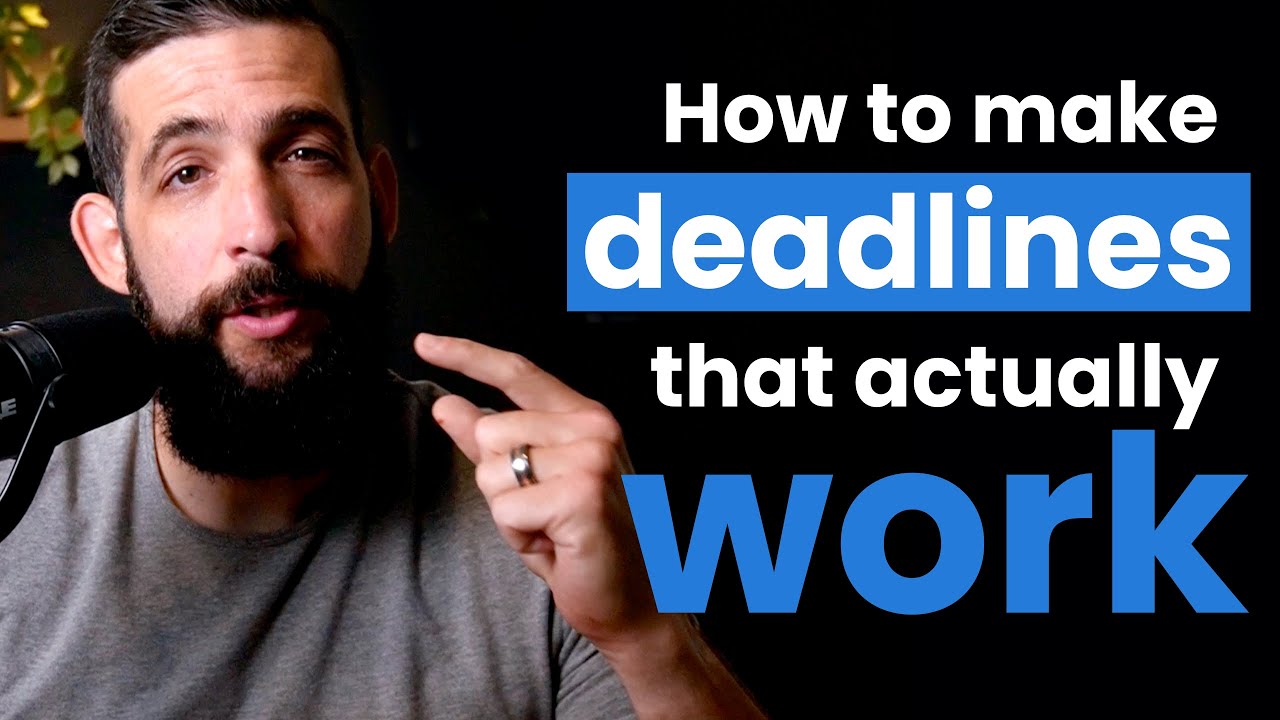 A trick to stop procrastinating and missing your deadlines - YouTube