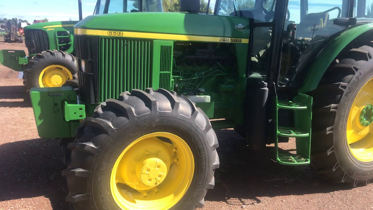 Tractor John Deere modelo 6603 ańo 2007 tel 6252839807 - YouTube