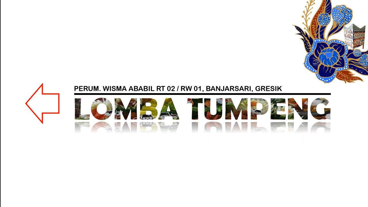 TUMPENG DIRGAHAYU RI 79 PERUM WISMA ABABIL, GRESIK. - YouTube