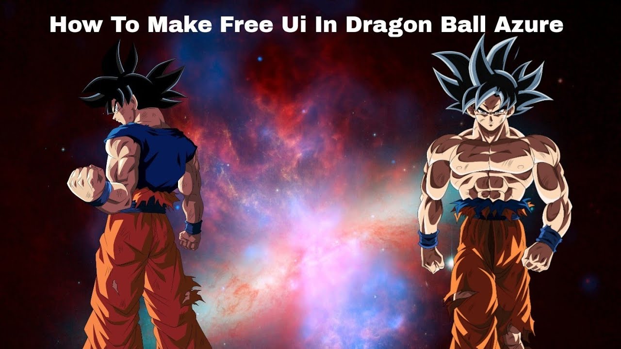 How To Make Ui For Free Dragon Ball:Azure Roblox - YouTube
