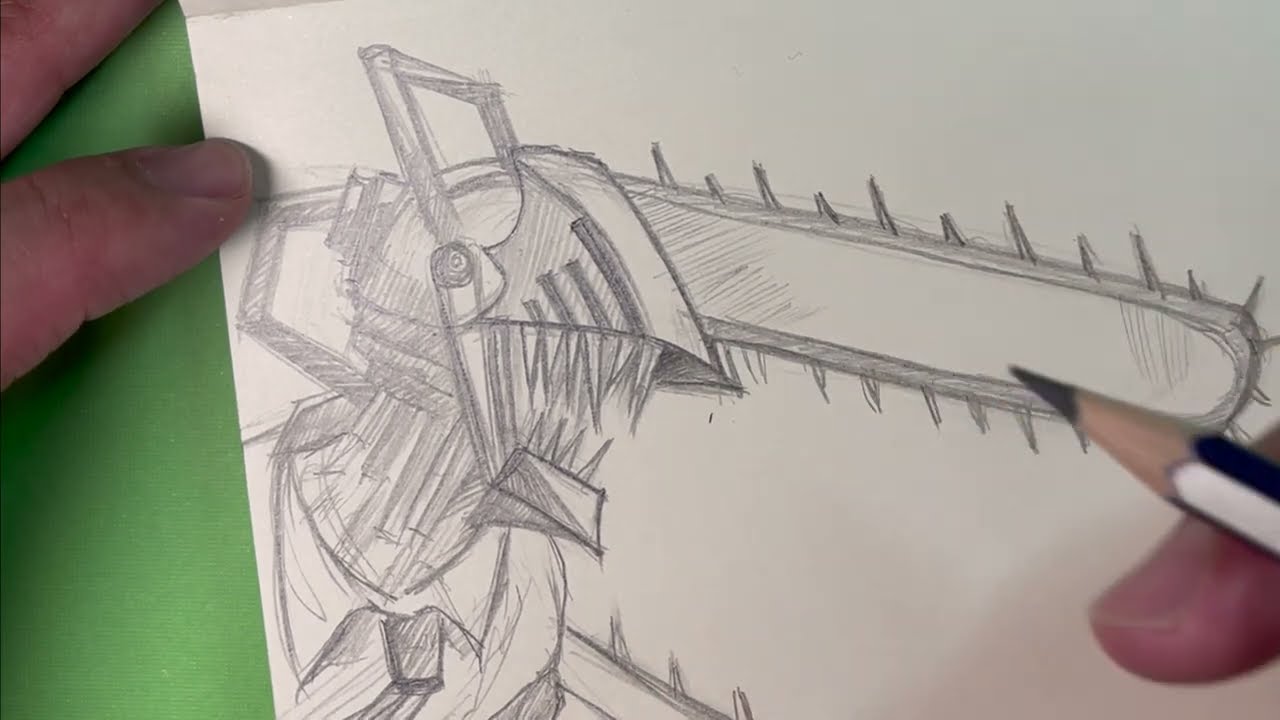 How to Draw Anime: Chainsaw Man - YouTube