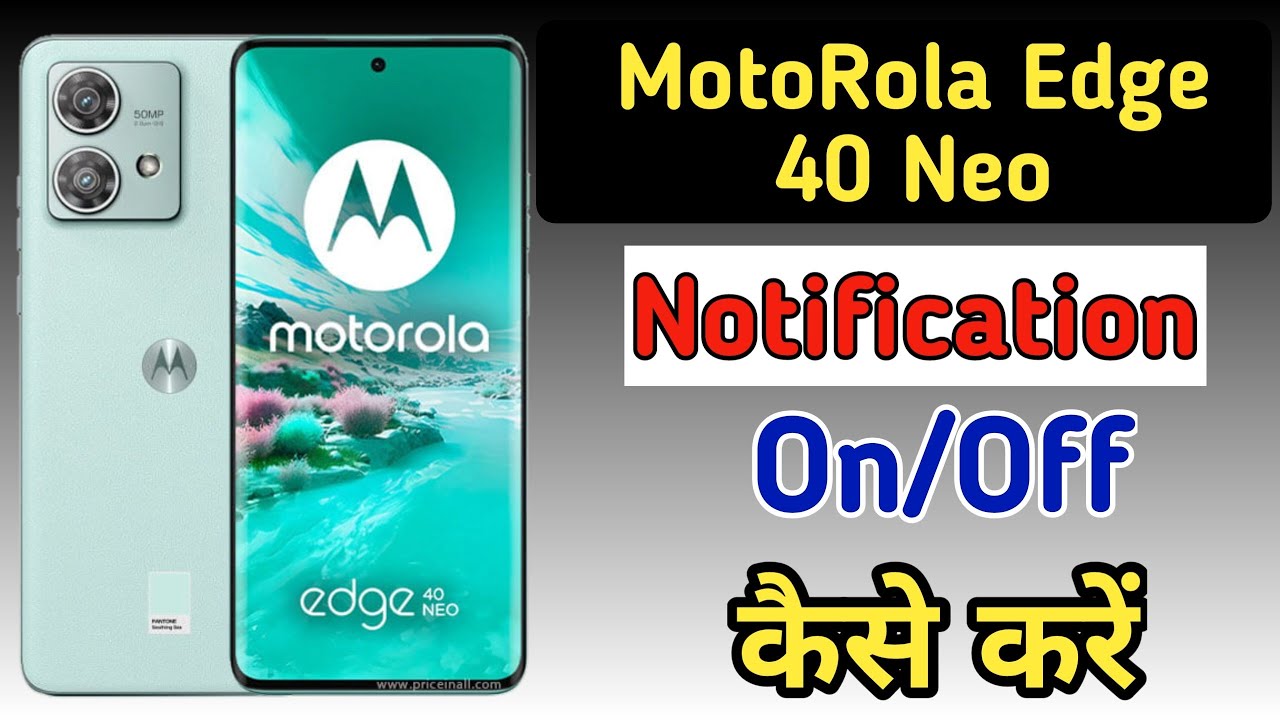 Motorola edge 40 neo mobile me notification kaise lagaye / Motorola ...