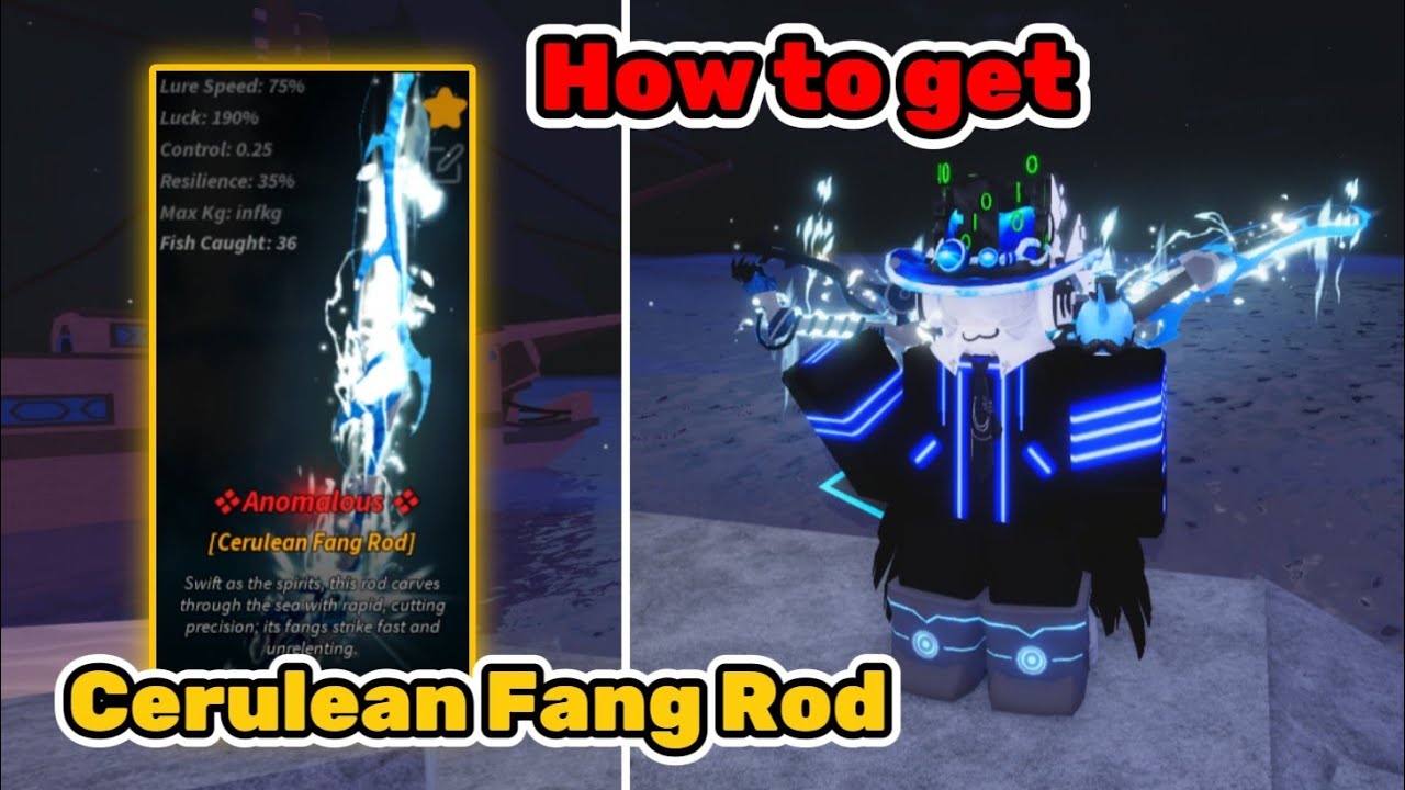 How to get Cerulean Fang Rod in Fisch | Roblox - YouTube