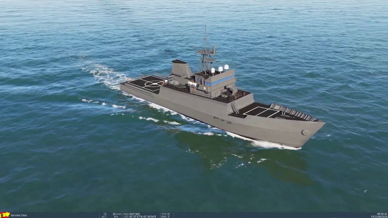 Serviola Class Mod: navigation & weapons test. - YouTube