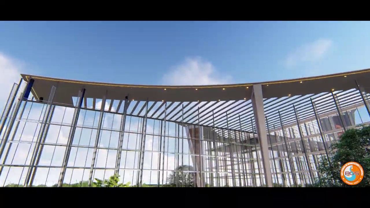 3D animation of Pre-fab Construction of a commercial building. - YouTube