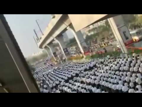 RSS march past in Hyderabad Showing it's power | BJP | Hindutva | - YouTube