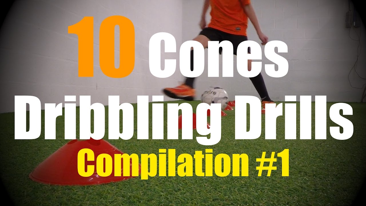 10 Cones Dribbling Drills to improve your First Touch Skills ...