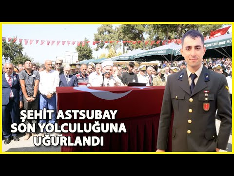 Şehit Astsubay Okan Meteöz, Son Yolculuğuna Uğurlandı