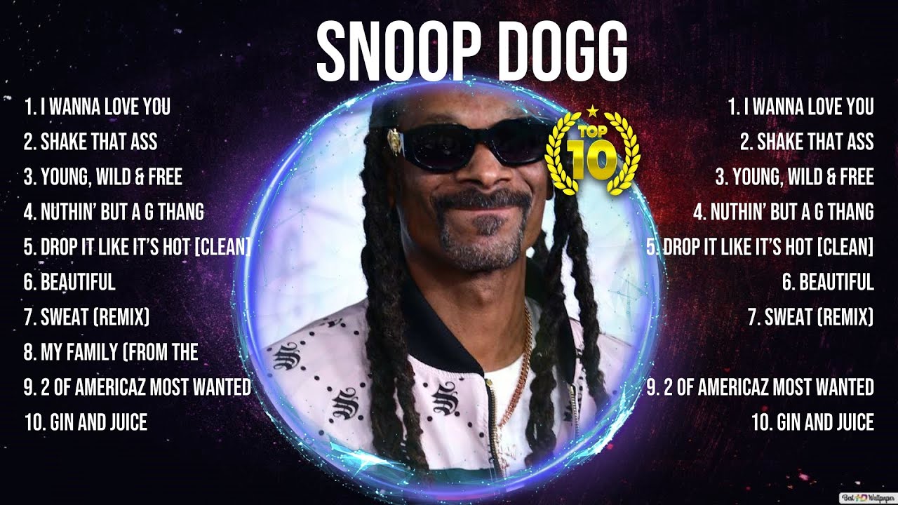 All-Time Top 50 Snoop Dogg Music Hits - Snoop Dogg Playlist - YouTube