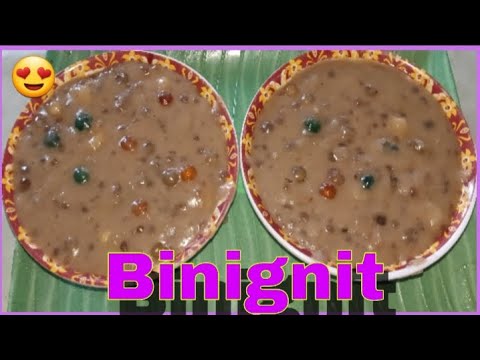 SIMPLE BINIGNIT/GINATAAN RECIPE/ BEST PANGMERIENDA | RUD&GRACE - YouTube