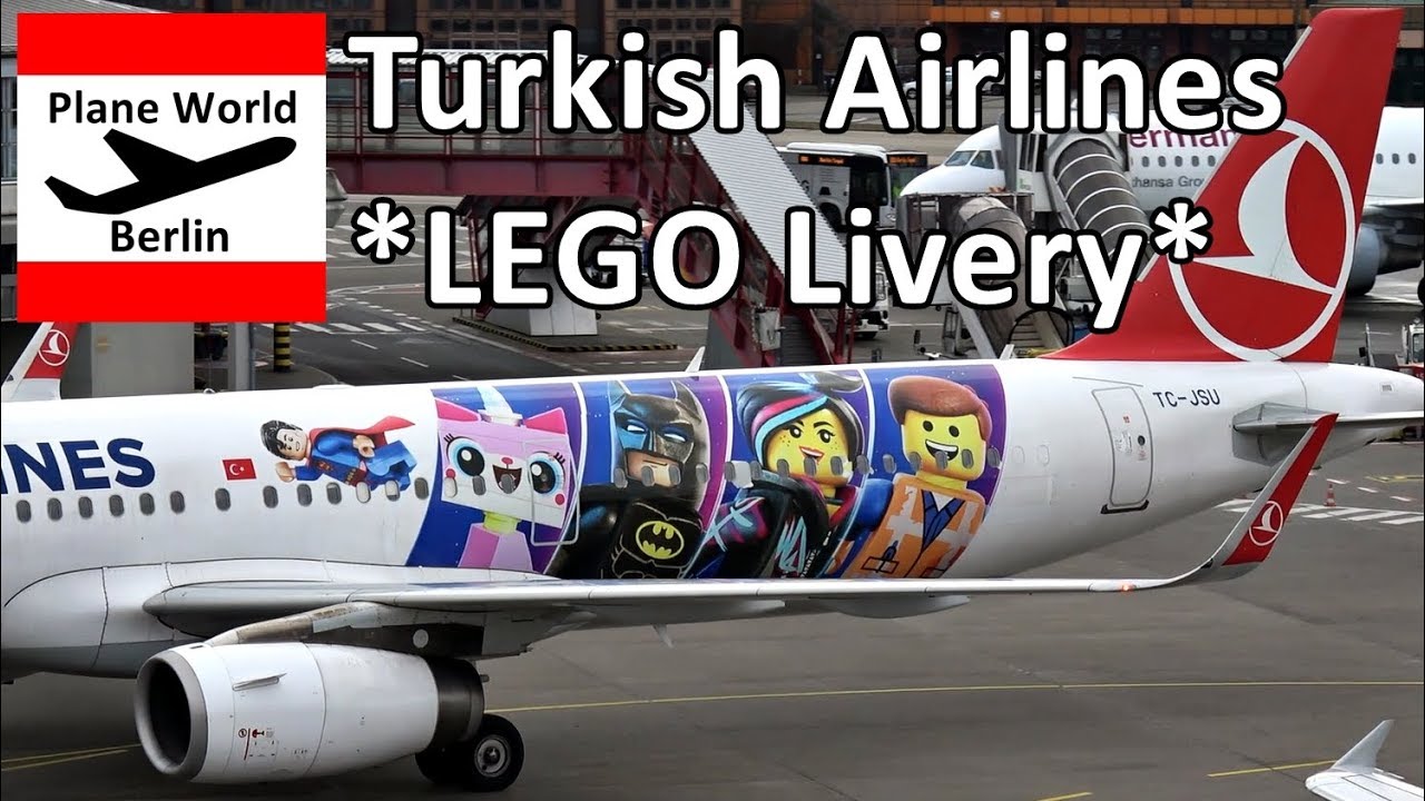 Turkish Airlines Airbus A321 *LEGO livery* in Berlin Tegel Airport ...