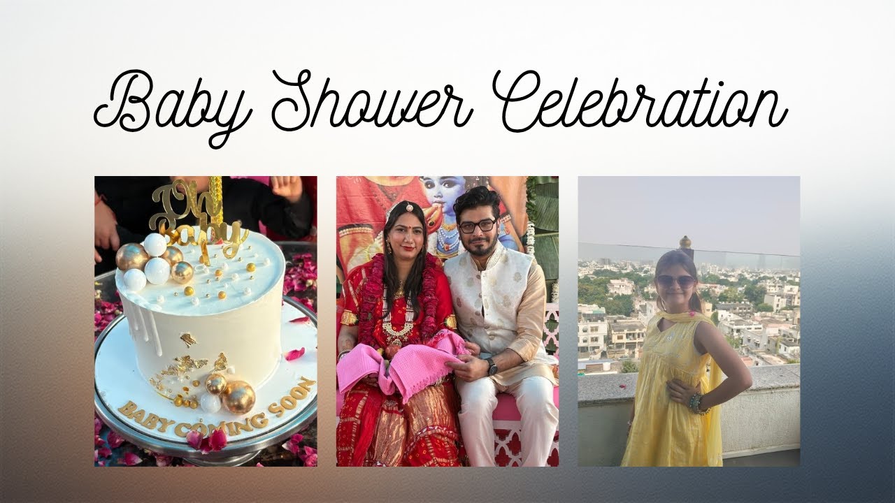 💖 Chachi Ki Baby Shower Function vlog | Godh Bharai Ceremony Full Video ...