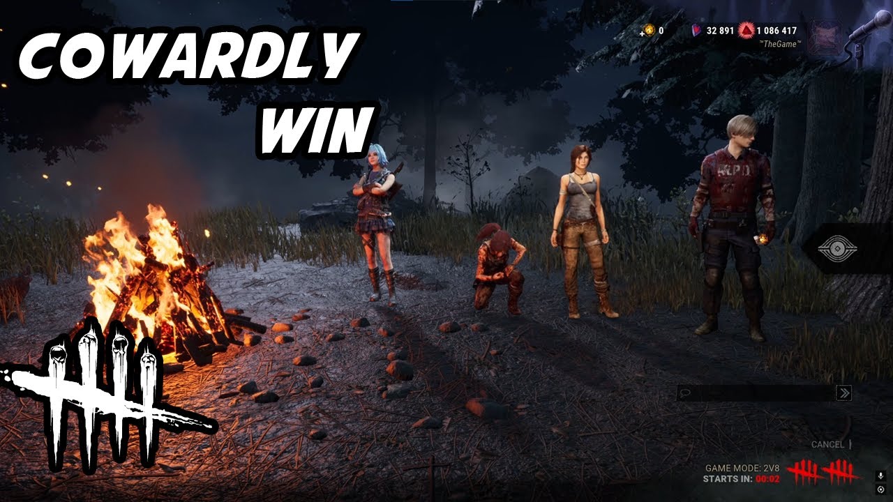 Cowardly win - Dead by Daylight 2v8 - YouTube