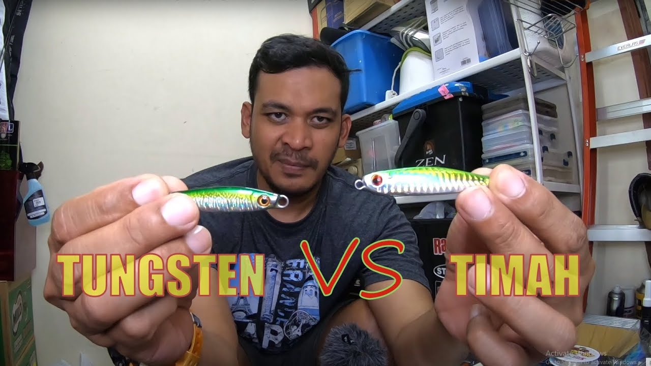 Jig Tungsten VS Jig Timah [Perbezaan Kelebihan] [Light Jigging Malaysia ...