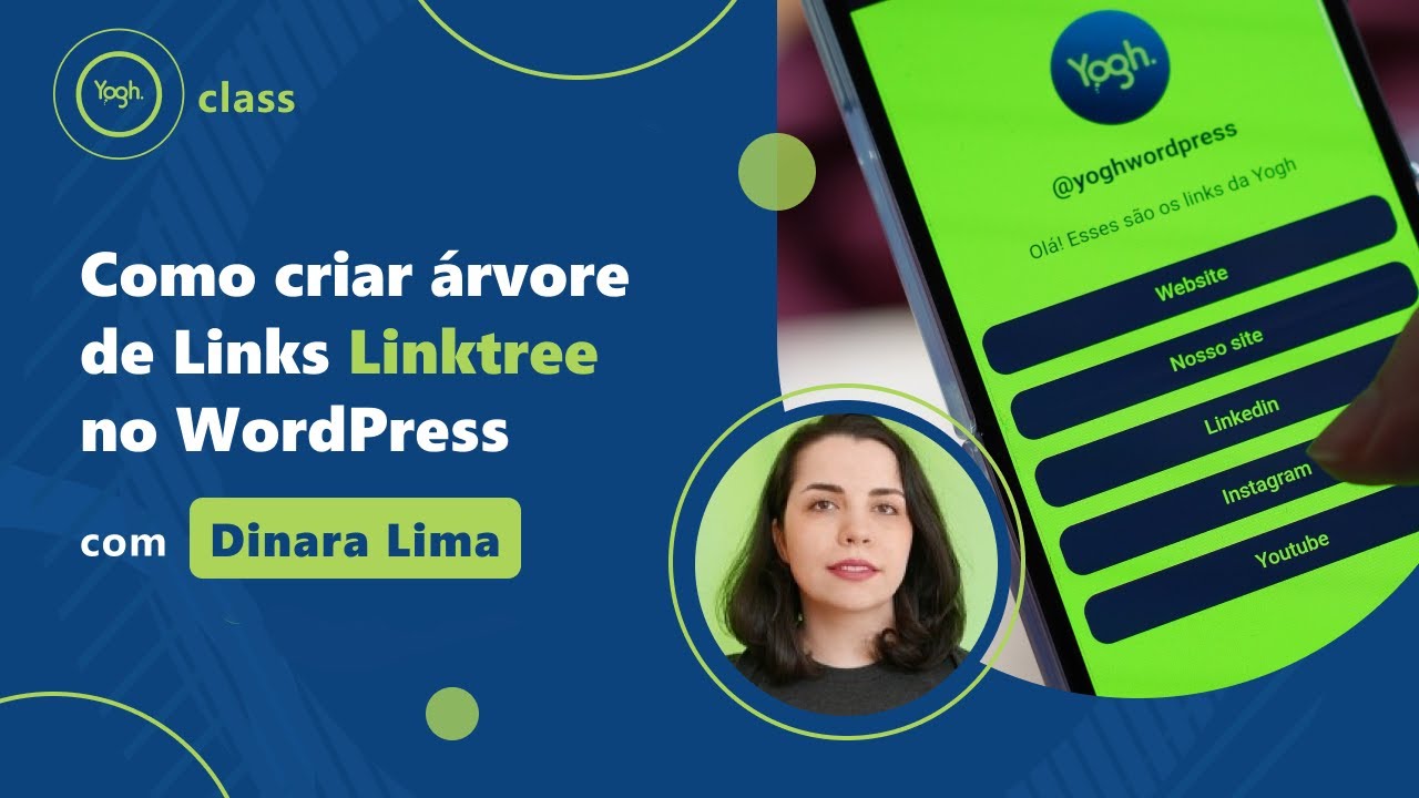 Como criar árvore de Links Linktree no WordPress com o plugin Bio Links - YouTube