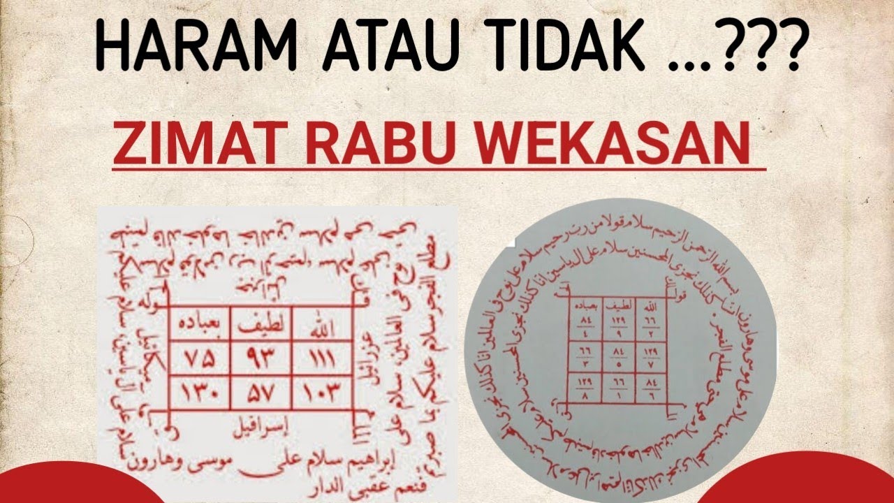 ZIMAT RABU wekasan HARAM atau HALAL boleh atau tidak ..? - YouTube
