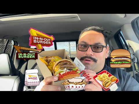In-N-Out 3x3 animal style cheeseburger with animal style fries let’s go ...