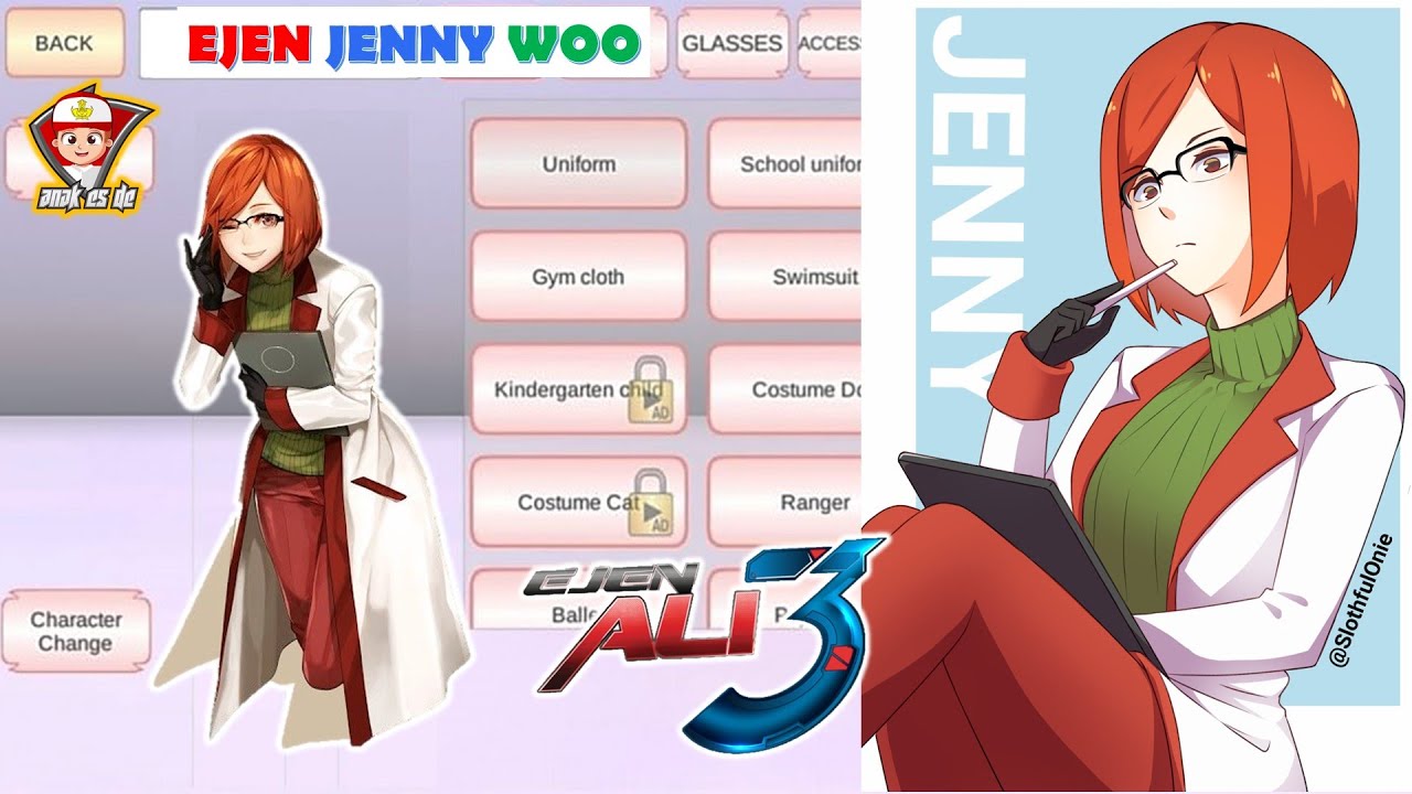 Ada Karakter baru EJEN JENNY WOO - SEASON 3 di | SAKURA SCHOOL ...