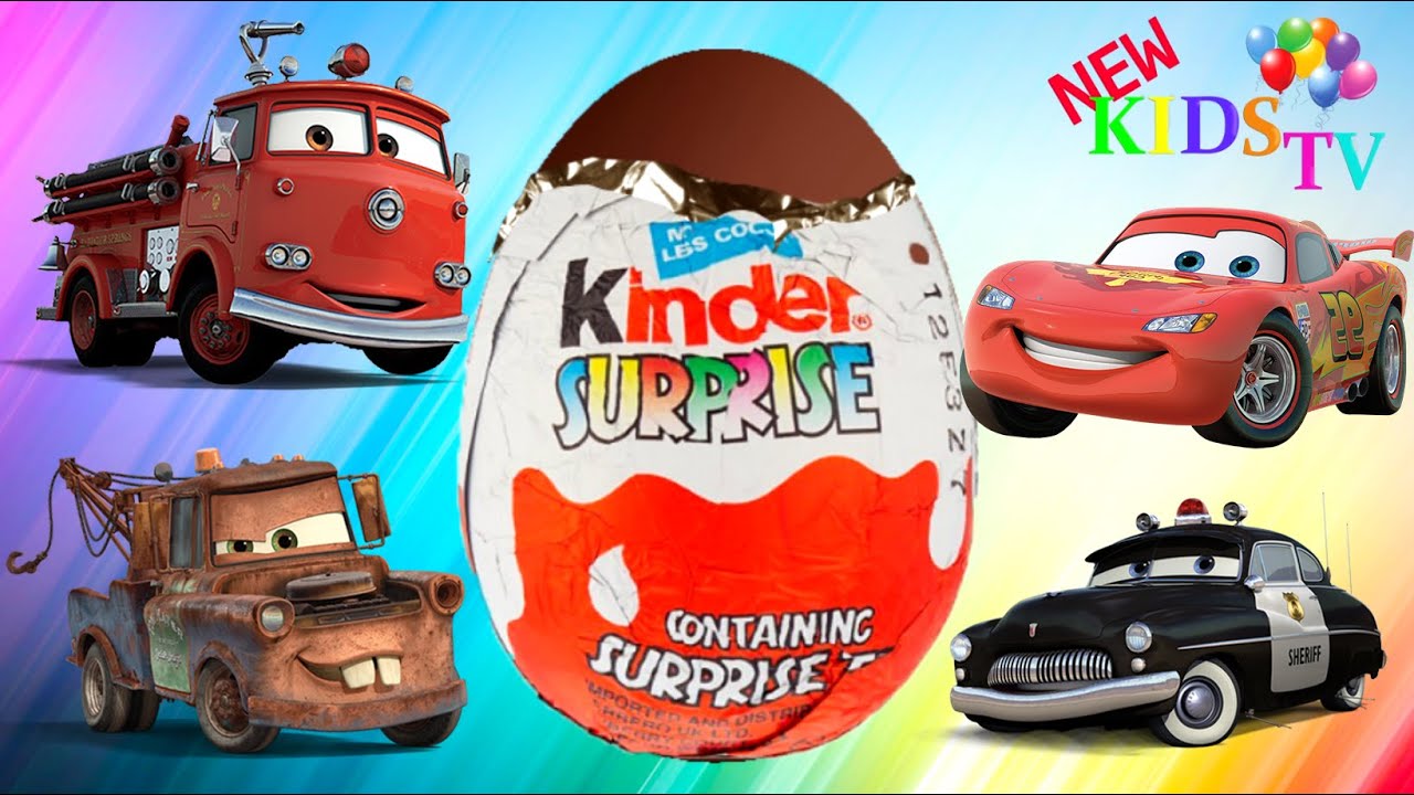 Kinder Surprise Opening! - Disney Cars 2 Edition Over 15 Mins! - YouTube