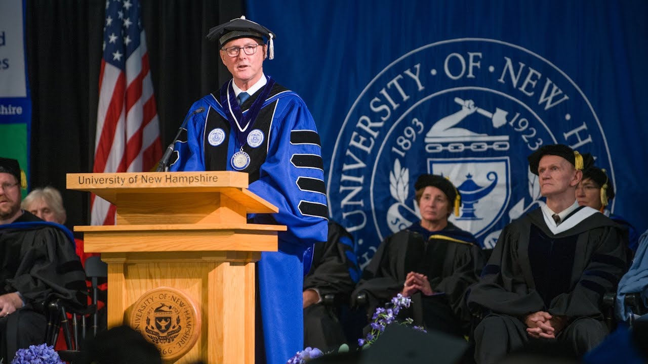 UNH President James W. Dean Jr's Speech - YouTube