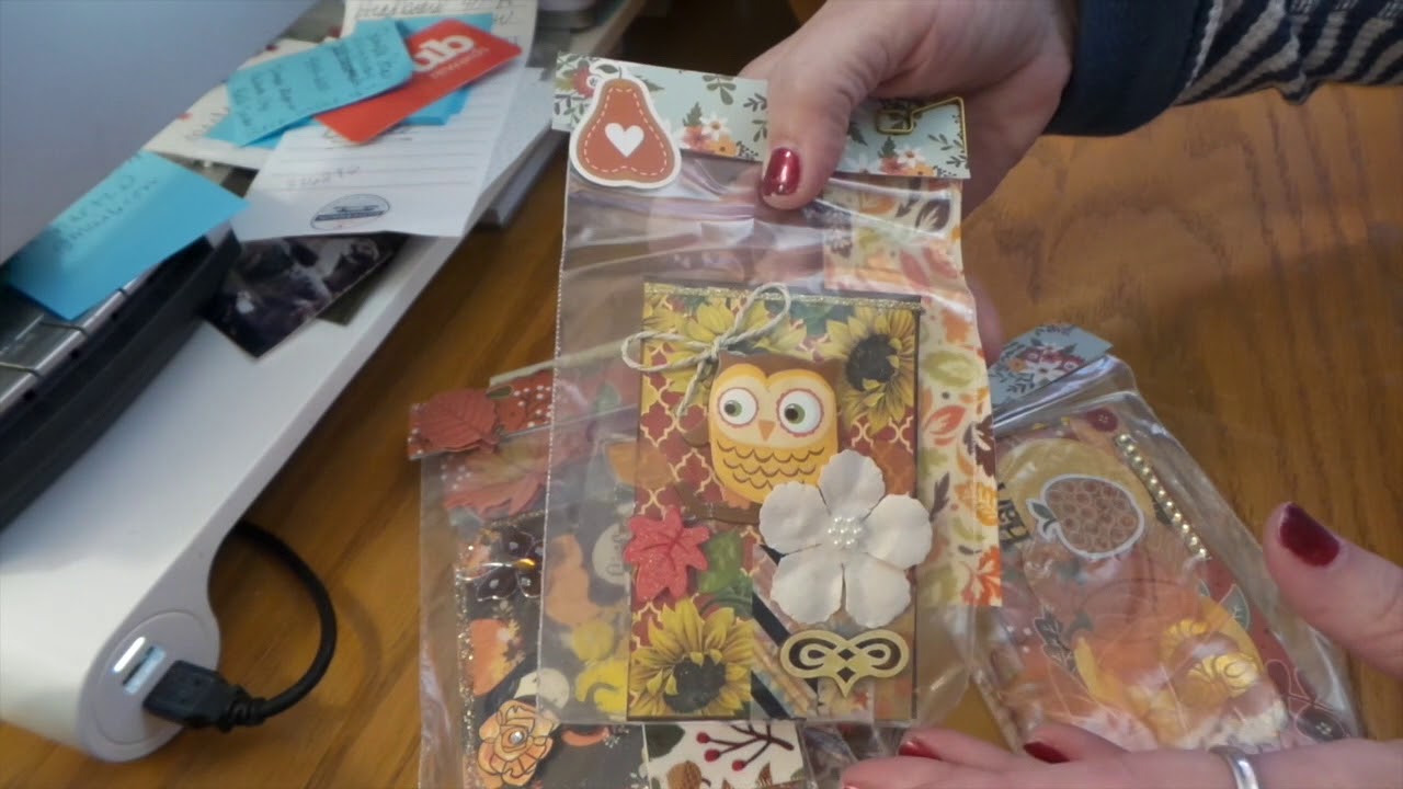 Thanksgiving Embellishment Cluster & Fabric Paper Clip Swaps for YPP ...