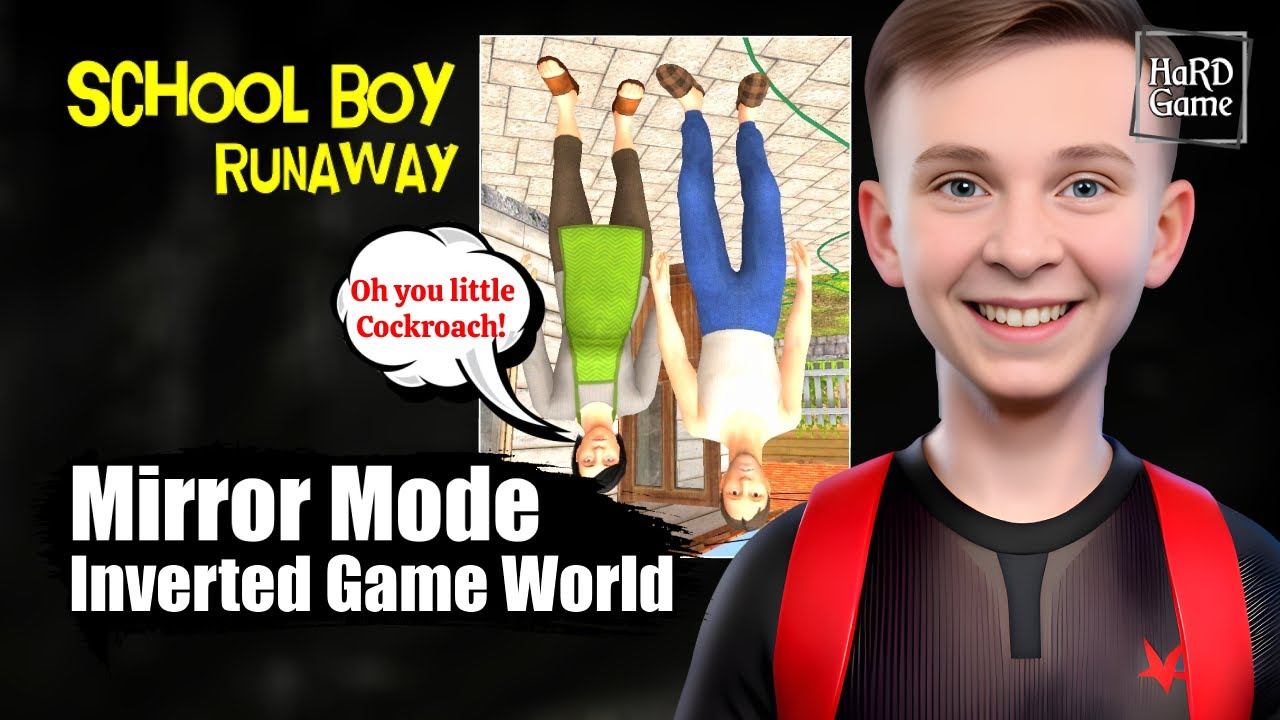 Schoolboy Runaway — Inverted Game World / Mirror Mode - YouTube