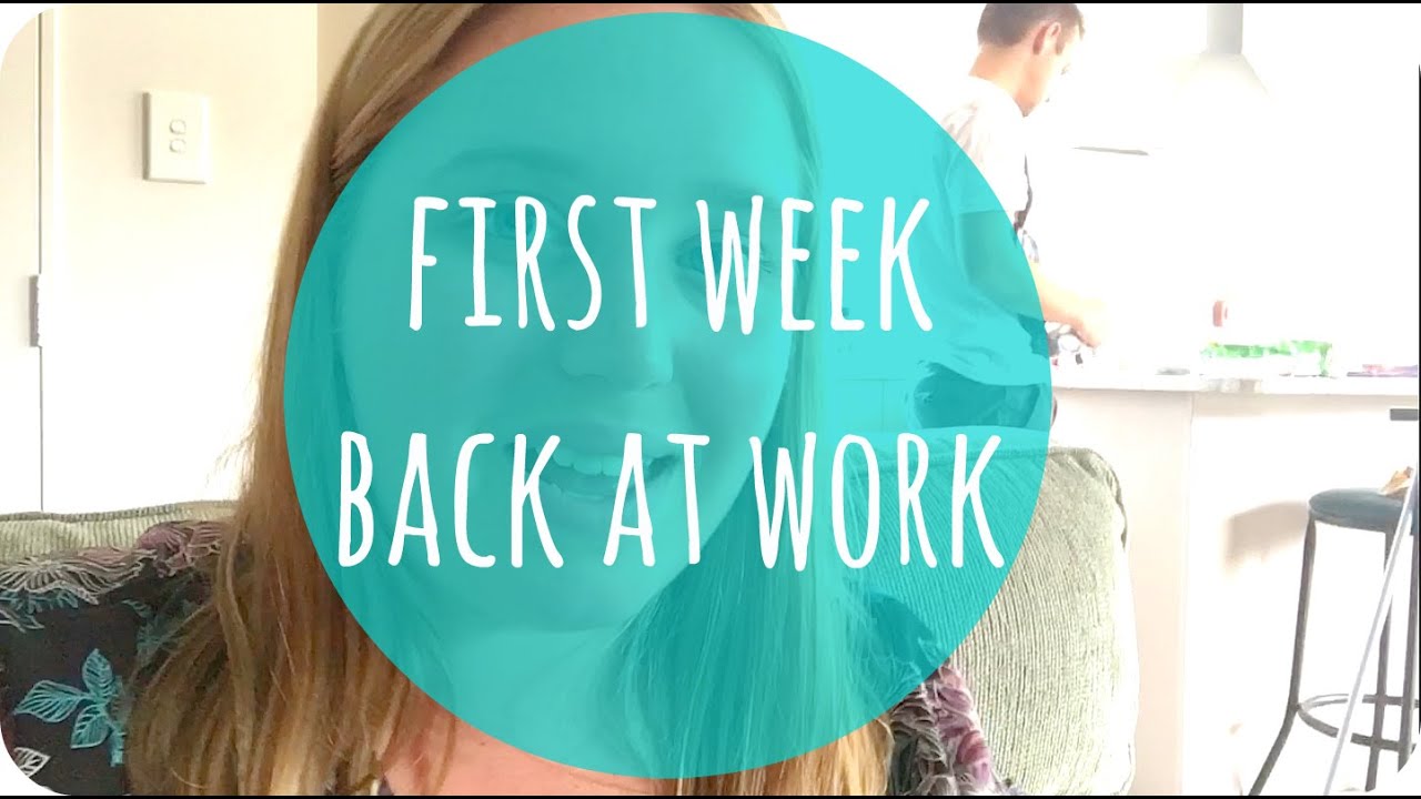 First Week Back at Work || JessChillinAbout - YouTube