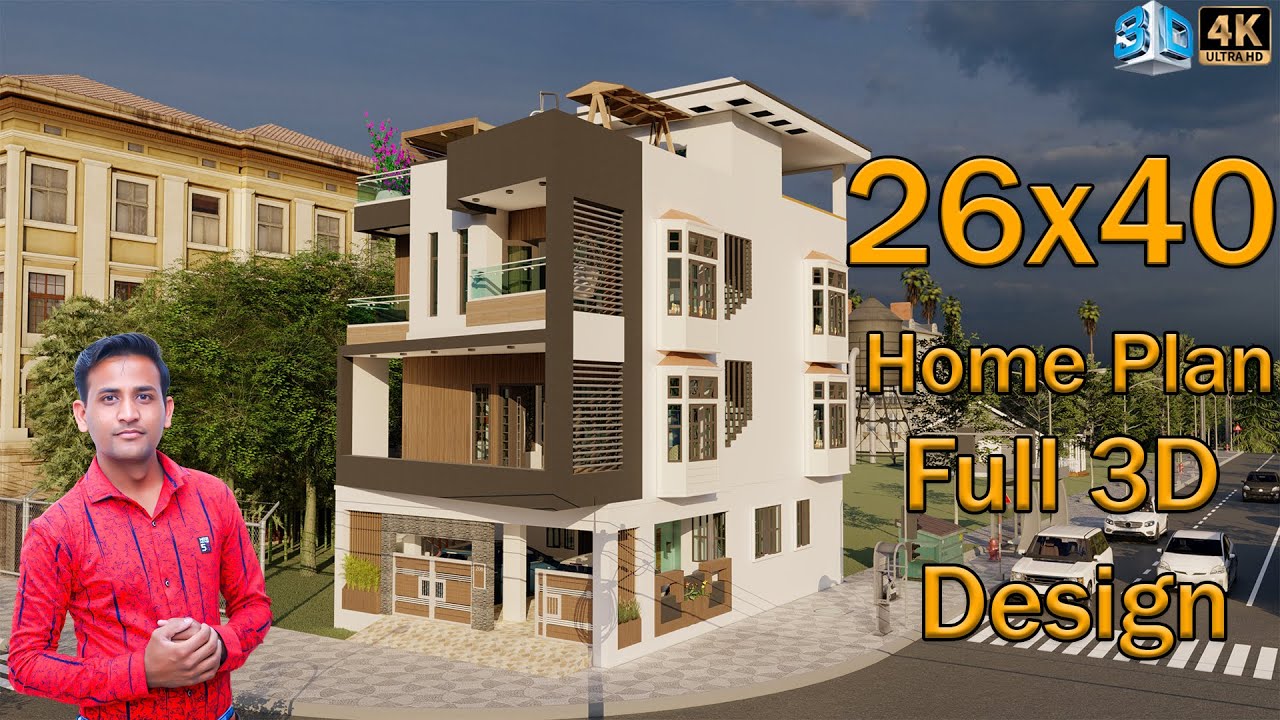 🏡 Modern House Design 26x40 Home Design Full Interior Design | # ...