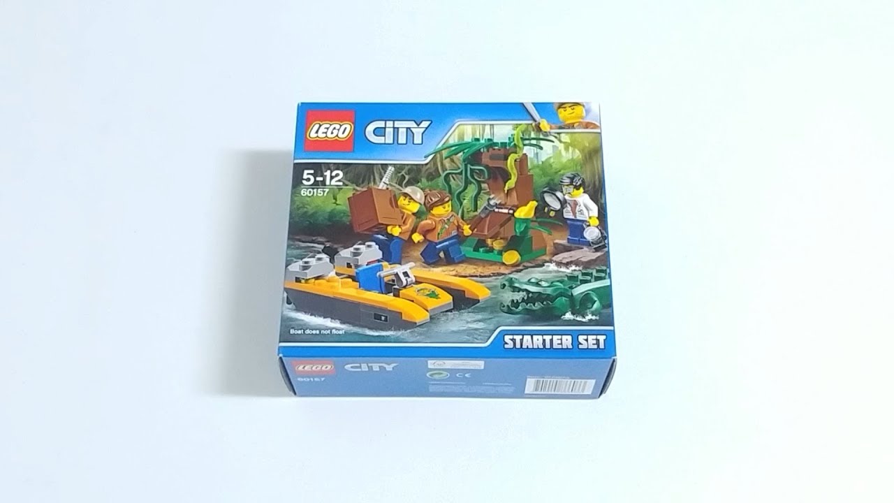 레고 시티 60157 정글 스타터 세트 조립영상 / Lego City 60157 Jungle Starter Set Speed ...